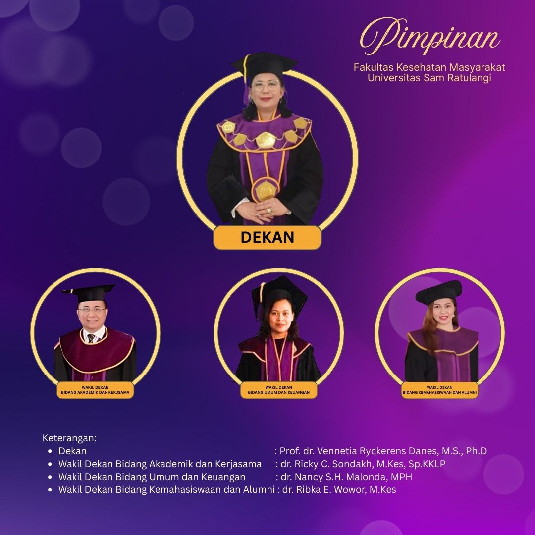 Profil Pimpinan | Fakultas Kesehatan Masyarakat Unsrat